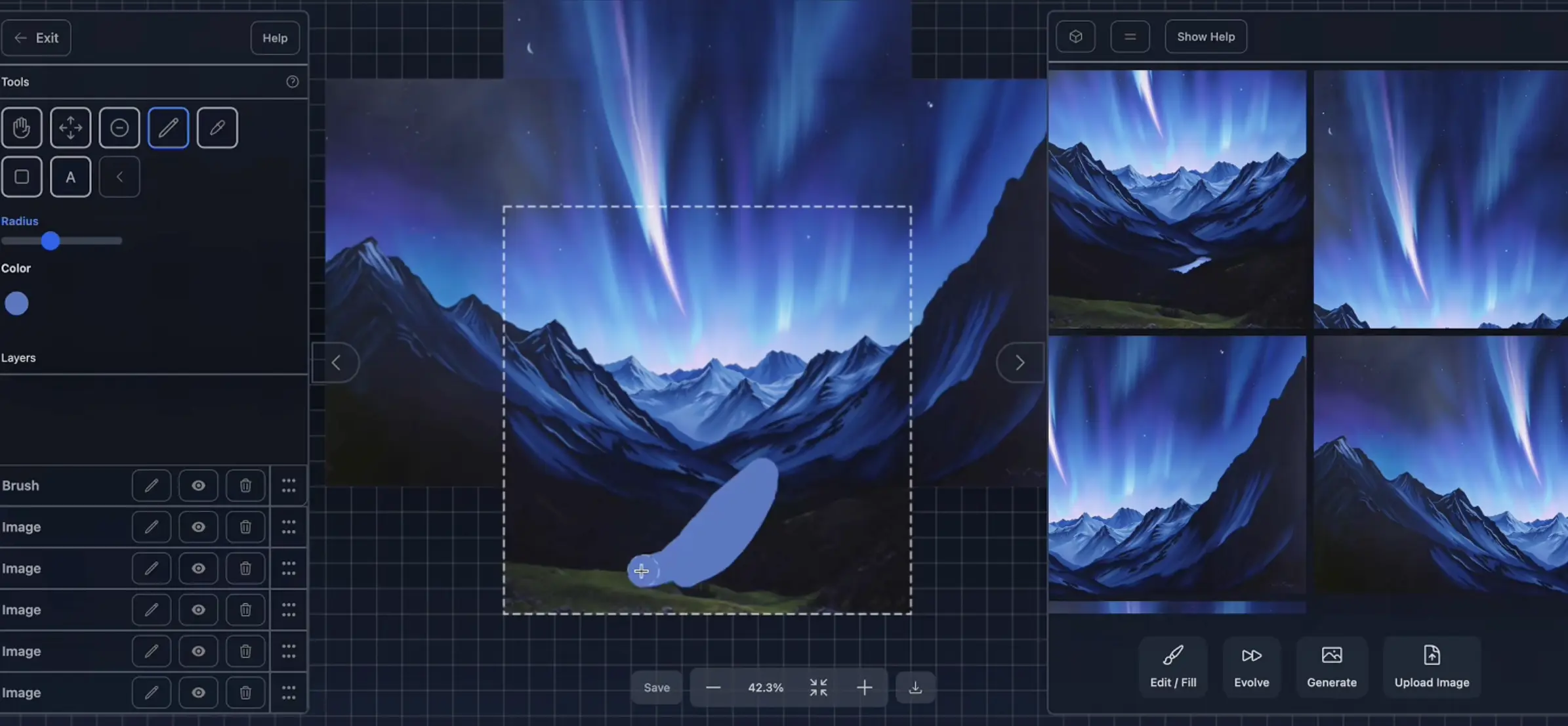 Visuali AI Editor - Advanced AI Image Generation & Editing Tool